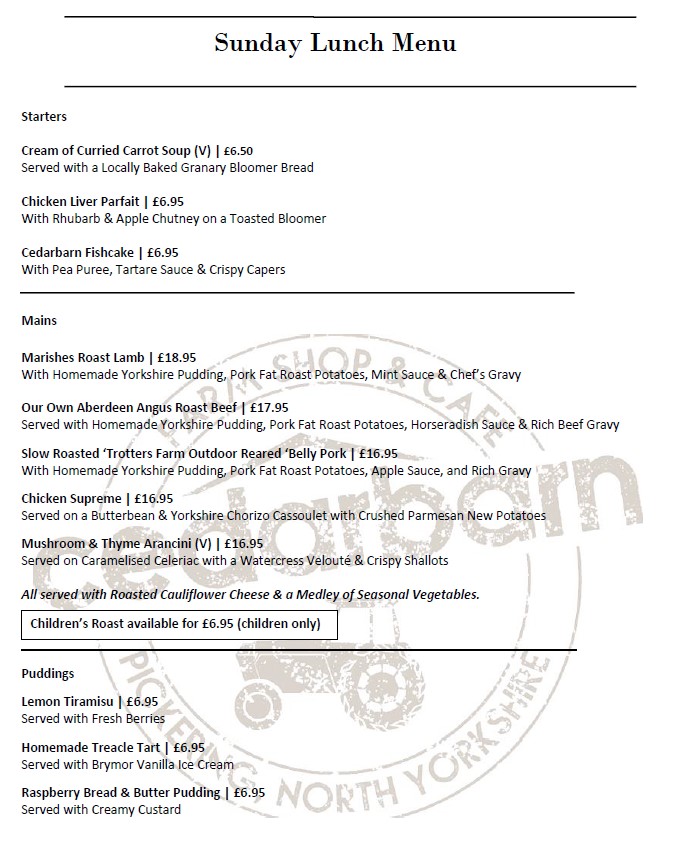 We've remodelled our Sunday lunch menu to give you more flexibility ...